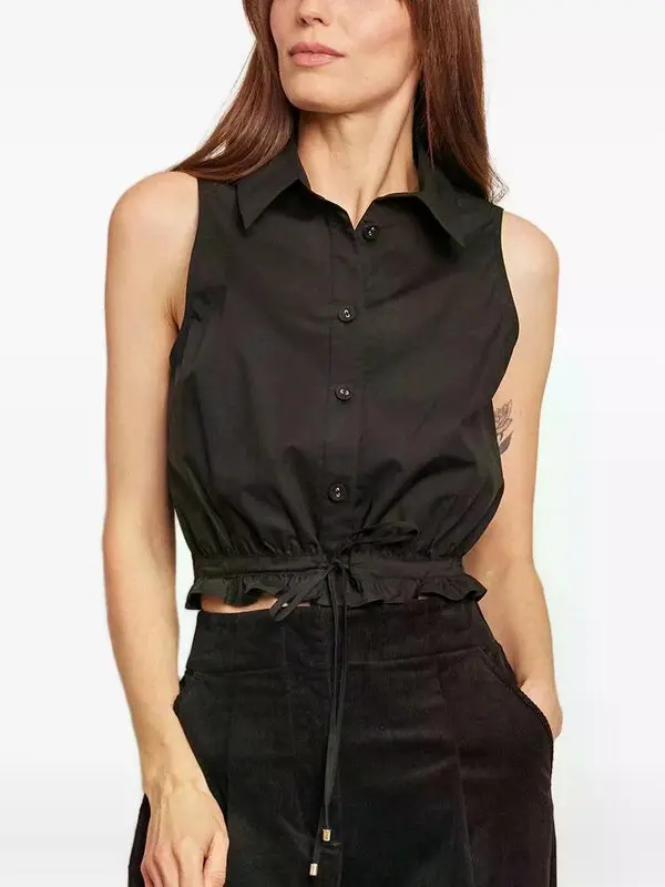Cara Cara Collared Sleeveless Top