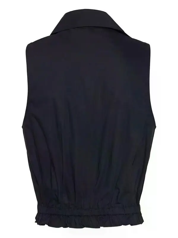 Cara Cara Collared Sleeveless Top