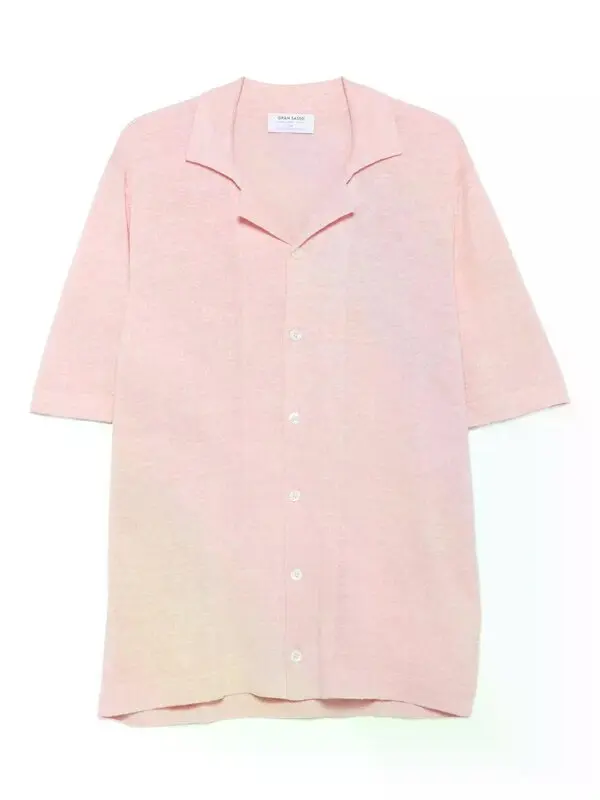 GRAN SASSO Short-sleeve Button Shirt