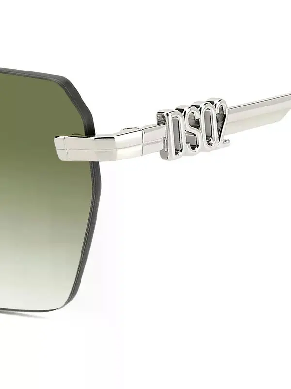 Dsquared2 Logo-plaque Rimless Sunglasses