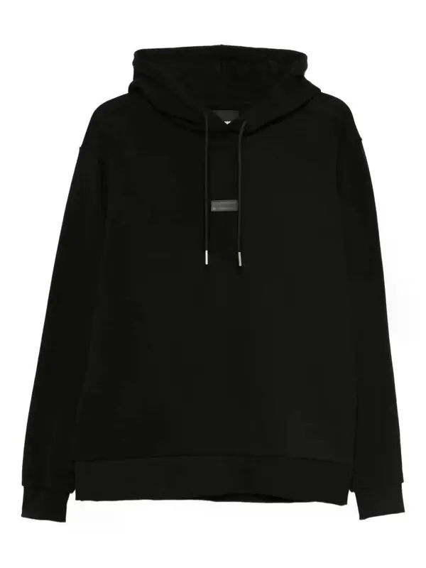 LES HOMMES Logo-patch Hoodie