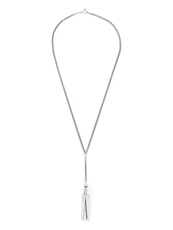 ANN DEMEULEMEESTER Paulu Perfume Pendant Necklace - Silver