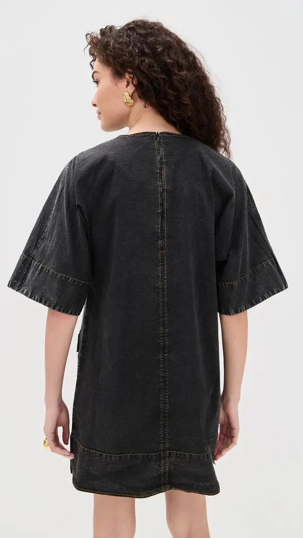 black kimono mini dress Kimono Deluxe Mini Dress