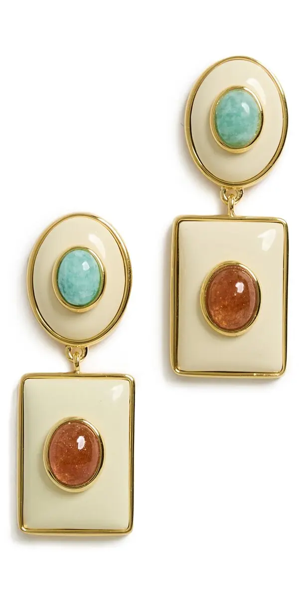 LIZZIE FORTUNATO Ethereal Pool Earrings - Multi
