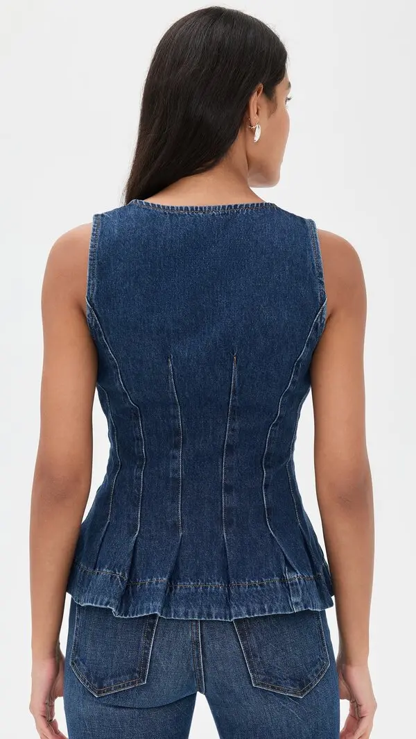 ALIGNE Valentina Denim Top