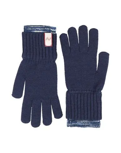 Missoni Knitted Wool Gloves - Navy