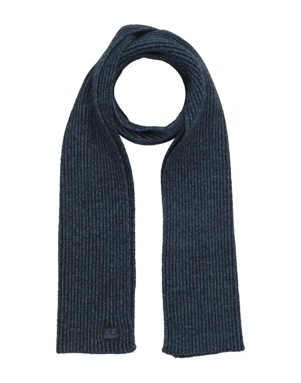 C.P. COMPANY C. P. Company Scarf Charcoal Polyester, Wool, Polyamide - Blue