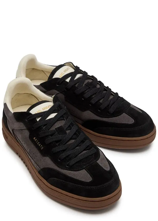 Axel Arigato Dice T-toe Panelled Suede Sneakers - Black