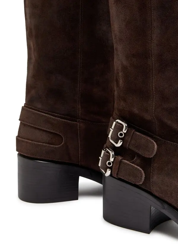Chloé Dakota Suede Knee-high Boots - Brown