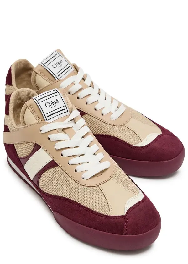 Chloé Panelled Mesh Sneakers - Black