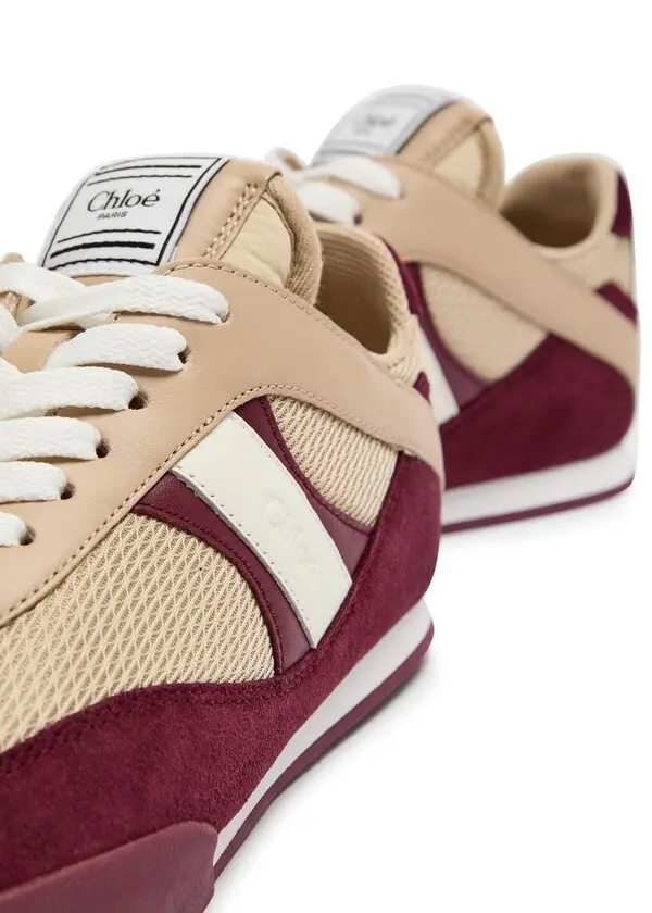 Chloé Panelled Mesh Sneakers - Black