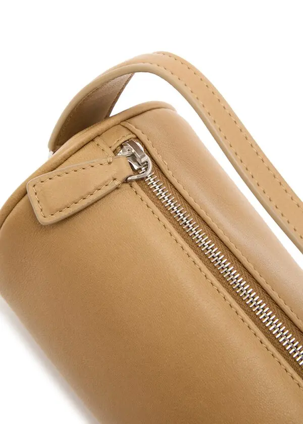 THE ROW Round 90's Leather Top Handle Bag
