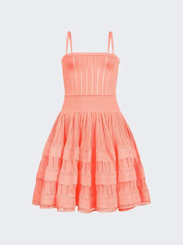 Alaïa Crinoline Mini Dress - Orange