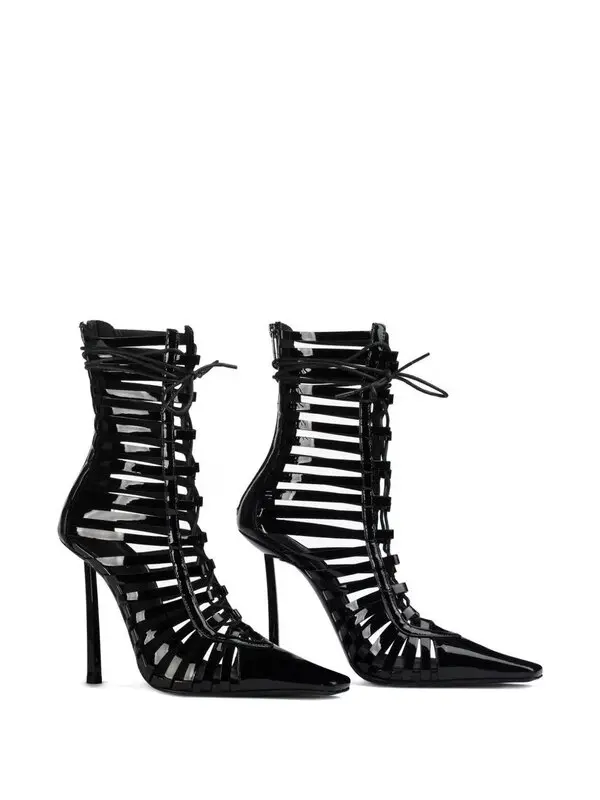 LE SILLA Cage Strappy Leather Boots
