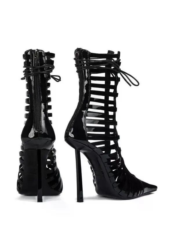 LE SILLA Cage Strappy Leather Boots
