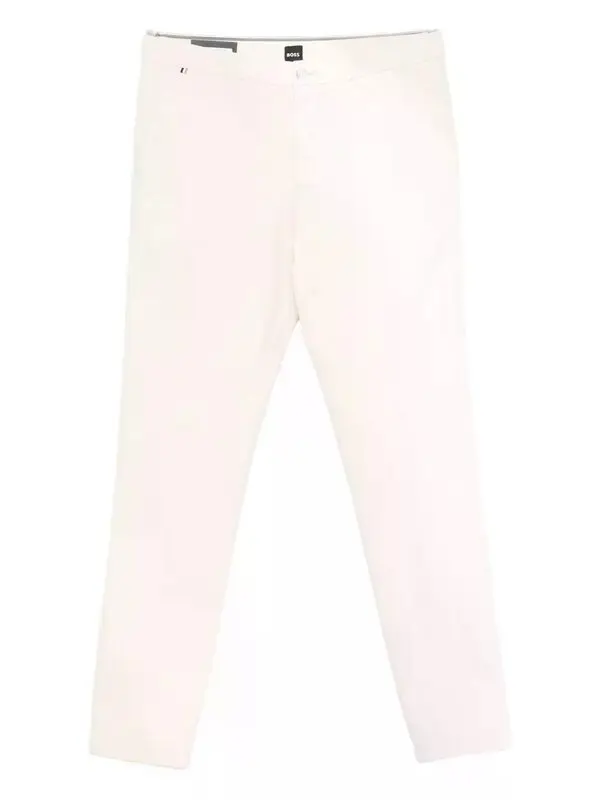 Hugo Boss Twill Trousers - White