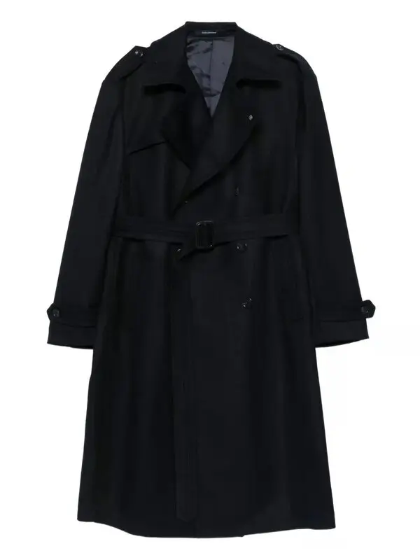 Tagliatore Belted Double-breasted Coat