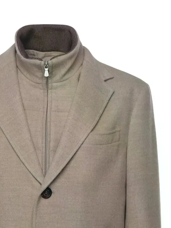 Eleventy Single-breasted Zip Coat