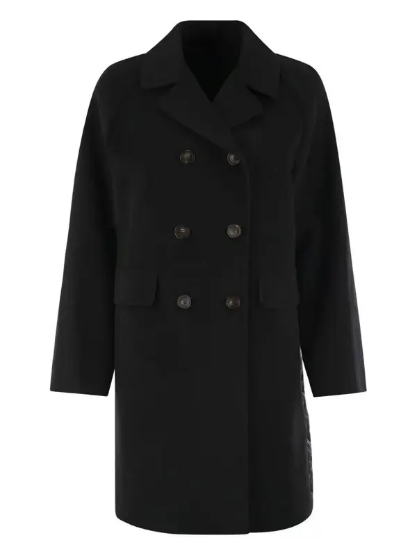 Max Mara Quilted Wool Double-breasted Coat
