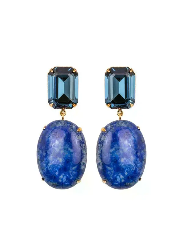 JENNIFER BEHR Xiomara Drop Earrings - Blue