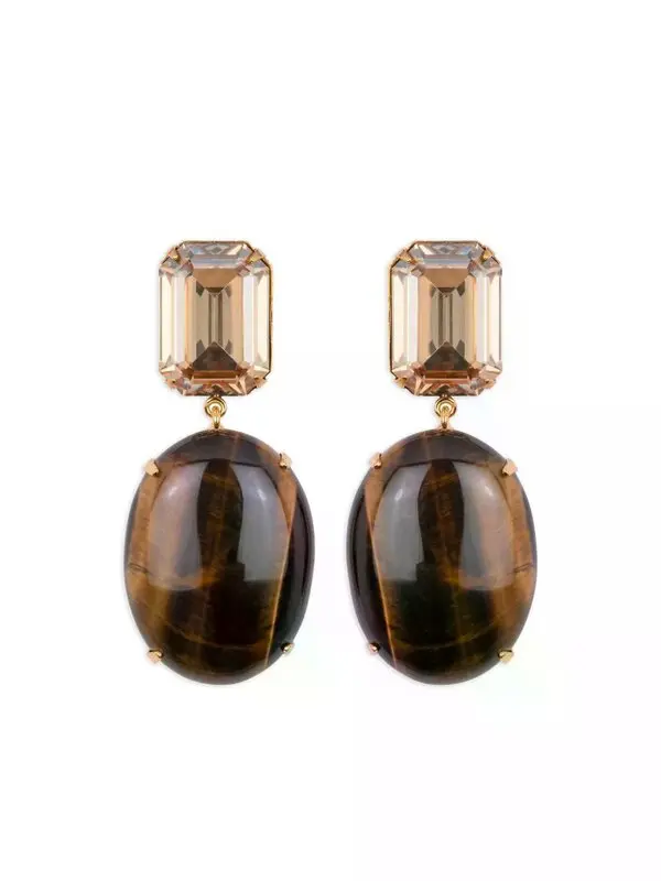 JENNIFER BEHR Xiomara Drop Earrings - Brown