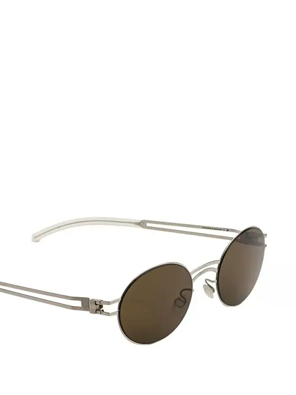 Mykita Dada Round Frame Sunglasses - Silver