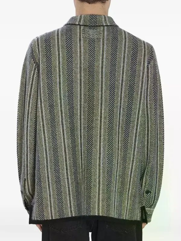 Guest In Residence Herringbone Striped Work Shirt