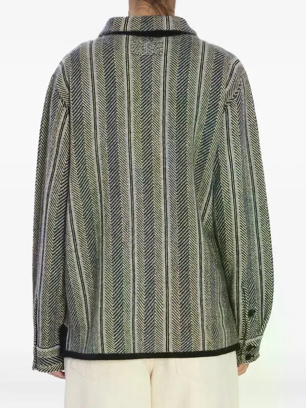 Guest In Residence Herringbone Striped Work Shirt