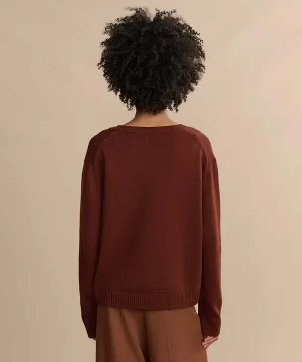 Jenni Kayne Simone V-neck - Rust