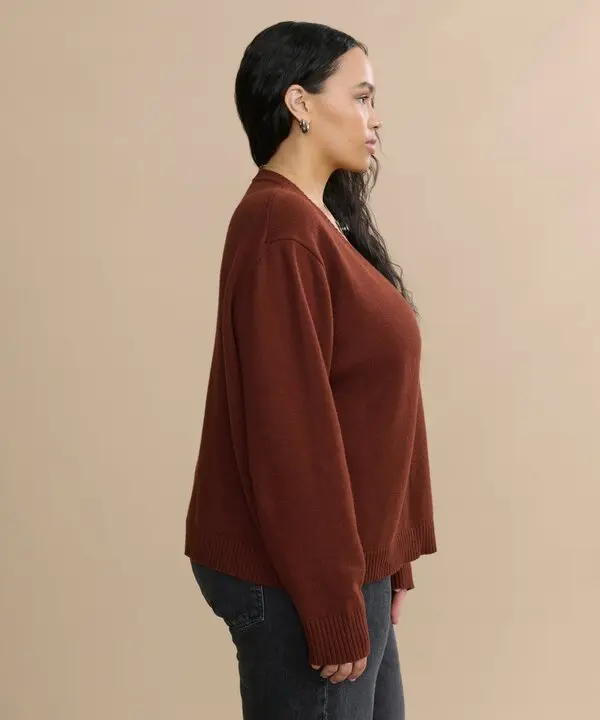 Jenni Kayne Simone V-neck - Rust