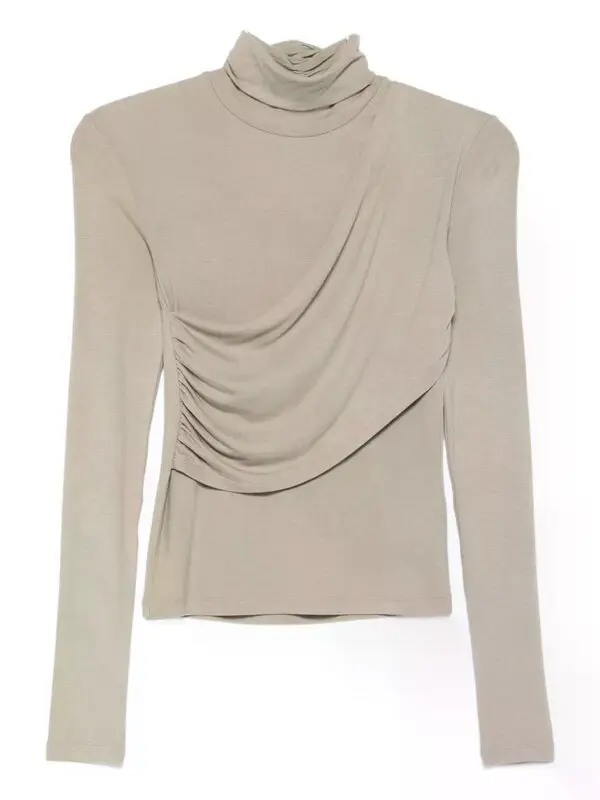 Patrizia Pepe High-neck Draped Top