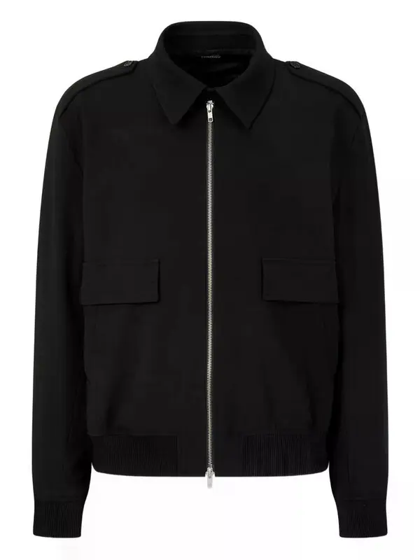 STUDIO TOMBOY Zip-up Flap-pocket Jacket