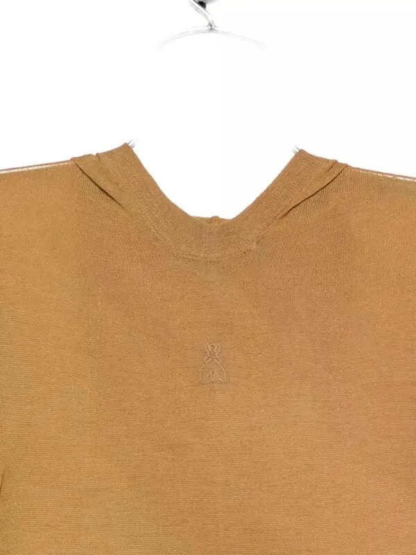 Patrizia Pepe Hooded Wool Bodysuit