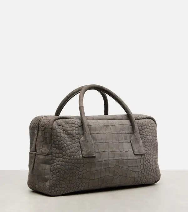 Calvin Klein America Leather Tote Bag - Grey