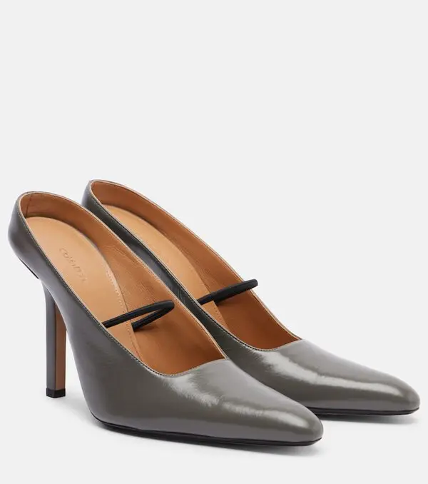 Calvin Klein Suki Leather Pumps