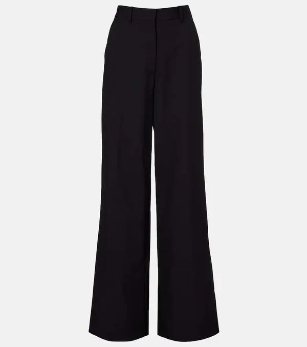 Calvin Klein Simone Wool Wide-leg Pants