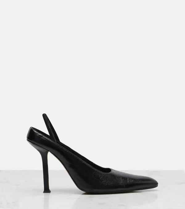 Calvin Klein Suki Leather Slingback Pumps - Black