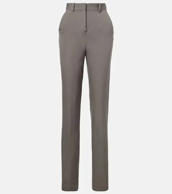 Calvin Klein Lucia High-rise Slim Wool Pants