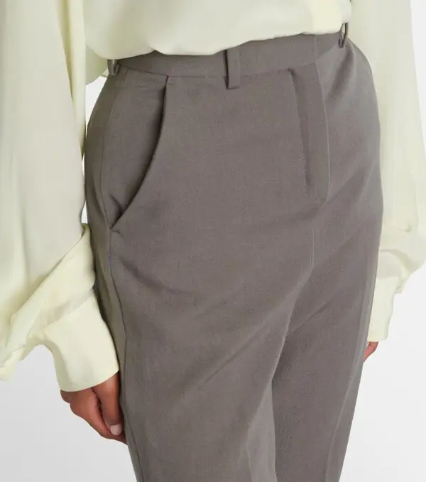 Calvin Klein Lucia High-rise Slim Wool Pants