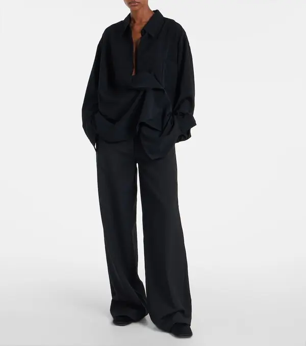 Calvin Klein Hugh Satin Mules - Black