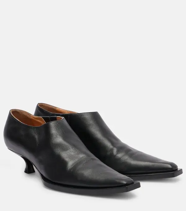 Calvin Klein Jodi Leather Ankle Boots