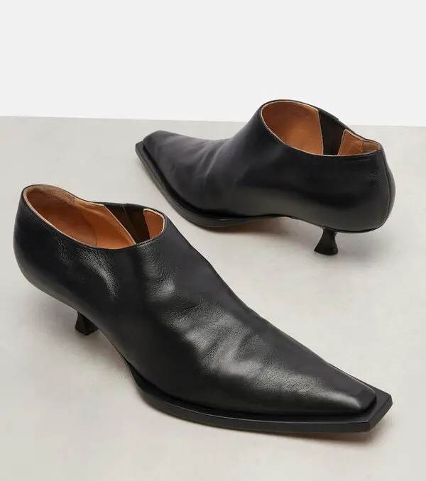Calvin Klein Jodi Leather Ankle Boots