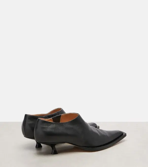 Calvin Klein Jodi Leather Ankle Boots