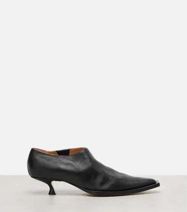 Calvin Klein Jodi Leather Ankle Boots