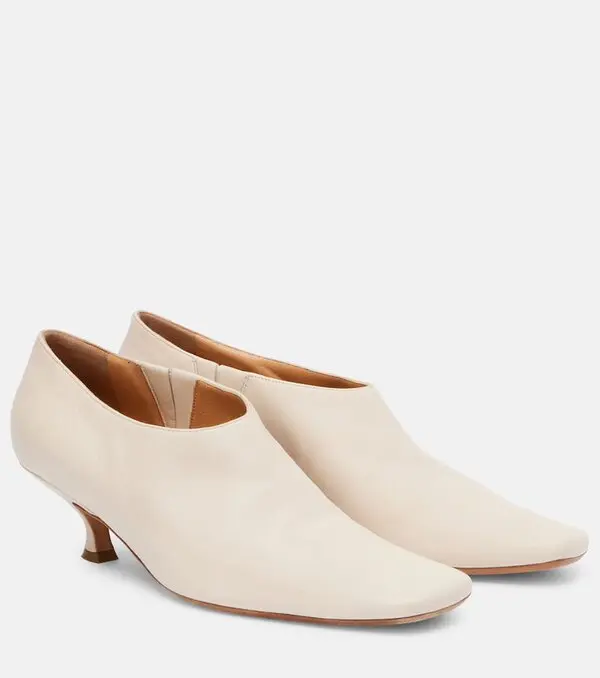 Calvin Klein Anna Leather Pumps - White