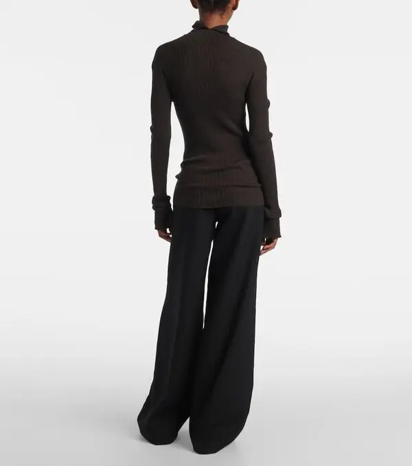 Calvin Klein Ribbed-knit Wool Turtleneck Sweater