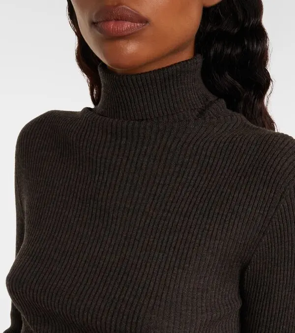 Calvin Klein Ribbed-knit Wool Turtleneck Sweater