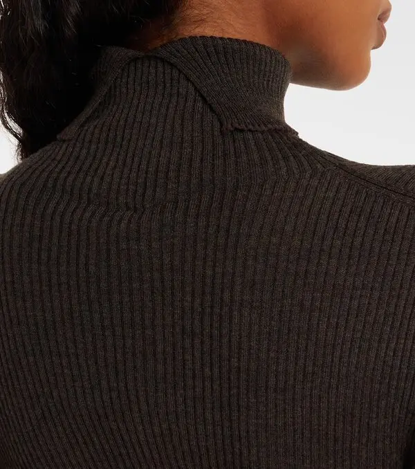 Calvin Klein Ribbed-knit Wool Turtleneck Sweater