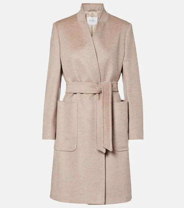 Max Mara Elenia Cashmere Wrap Coat