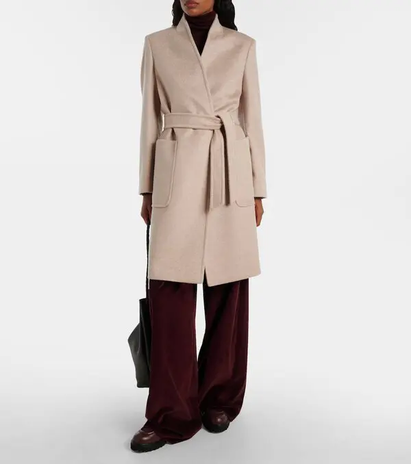 Max Mara Elenia Cashmere Wrap Coat